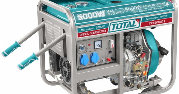 TOTAL ΗΛΕΚΤΡΟΓΕΝΝΗΤΡΙΑ DIESEL ΜΟΝΟΦΑΣΙΚΗ 5.000W (TP450001)